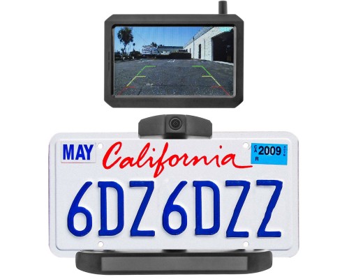 Auto-Vox Solar-1 Wireless Backup Camera System - Solar Powered