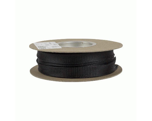 TechFlex FLX1BLK 1" Flexo PET General Purpose Braided Cable Sleeve ...