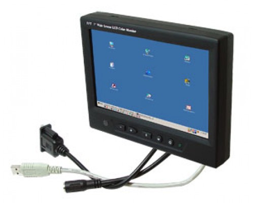 Accelevision LCDP7WVGA 7 inch Accelevision Wide Screen Headrest Monitor ...