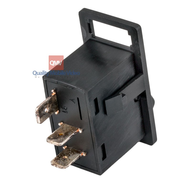 Accele 255 SPST Square Rocker Switch with Selectable LED indicator and ...