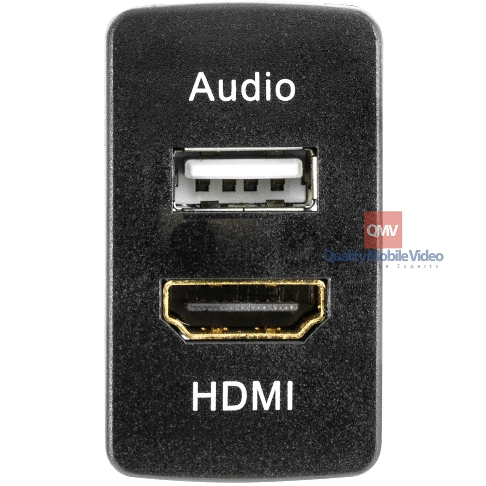 Accelevision USBRHDMI2 HDMI and USB input jack panel with extension cable