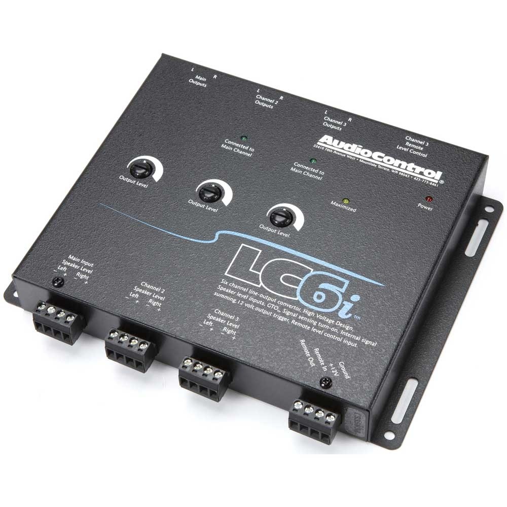 AudioControl LC7i Six Channel Line Out Converter with AccuBASS