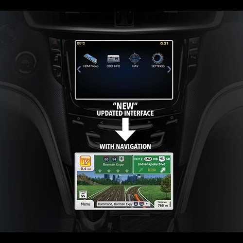Audiovox CADNAV2 Add-on GPS Navigation System for factory Cadillac CUE ...