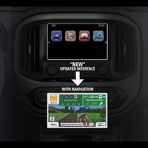 Audiovox CHVNAV2 Add-on GPS Navigation System for factory Chevrolet ...