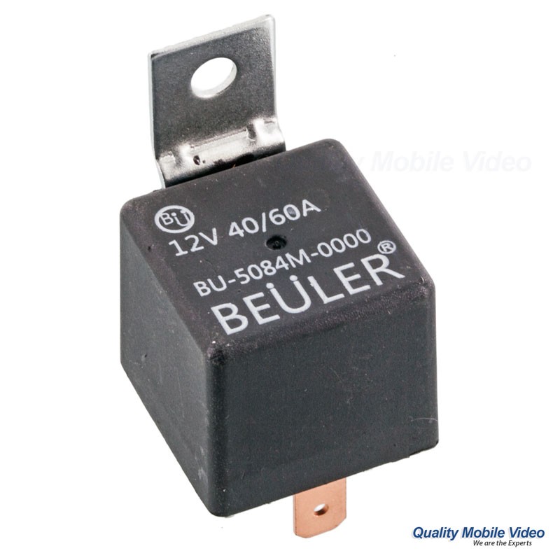Beuler BU5084M Waterproof 12 VDC Automotive 5-Pin Relay SPDT 40/60A ...