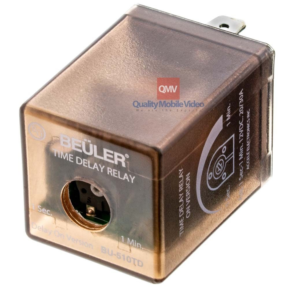 Beuler BU510TD 12 VDC Automotive 5-Pin SPDT Time Delay Relay with ...