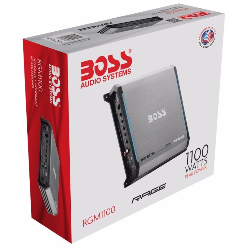 Boss Audio RGM1100 Rage Class AB Monoblock 1100 Watts