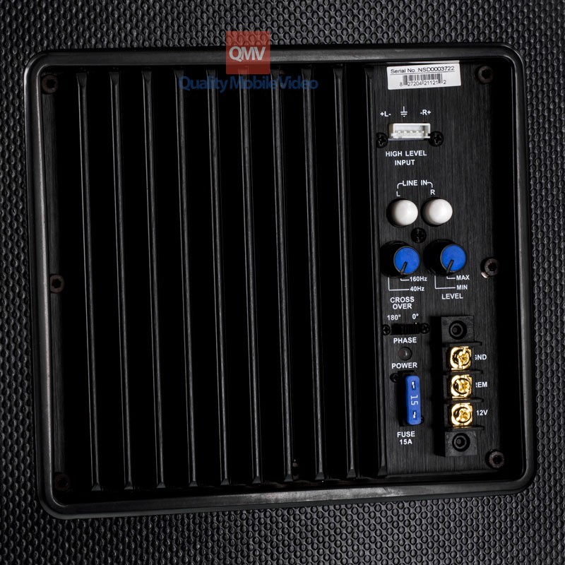 Dual ALB12 12 Inch Amplified Subwoofer with Ported Enclosure