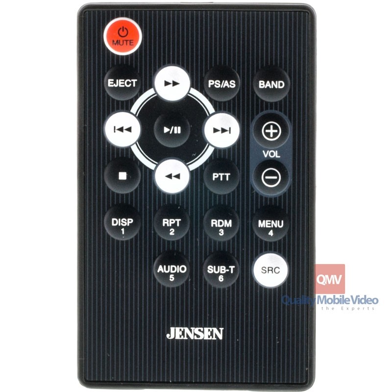 Jensen VX3016 Single DIN Flip-out In-Dash Receiver with Bluetooth, DVD ...