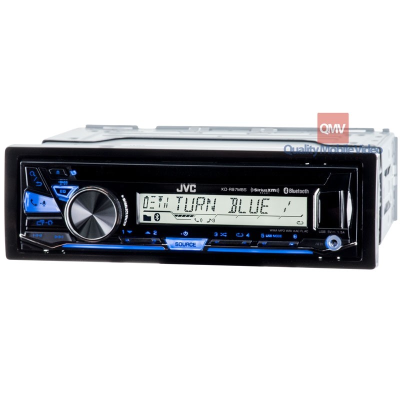 JVC KD-R97MBS Marine Motorsports CD Receiver with Built-In Bluetooth Wireless Technology, USB ...