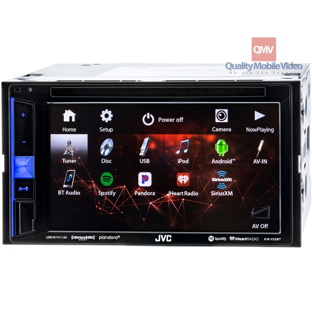 JVC KW-V25BT 6.2" Double DIN Car Stereo receiver