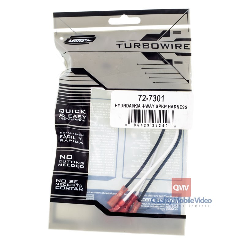 Metra 72-7301 Four-Way Speaker Connector for Select Hyundai & Kia Vehicles