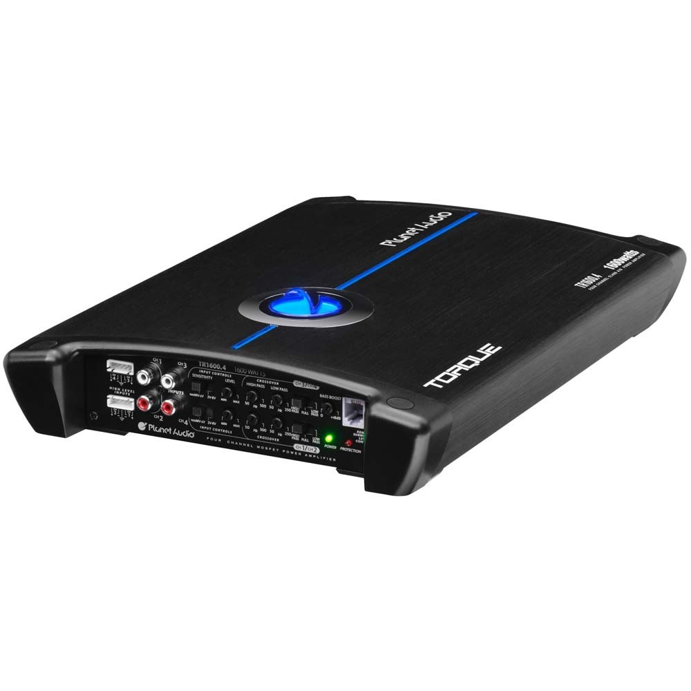 Planet Audio TR1600.4 Torque Series 1600 Watt Class AB 4 Channel Car ...