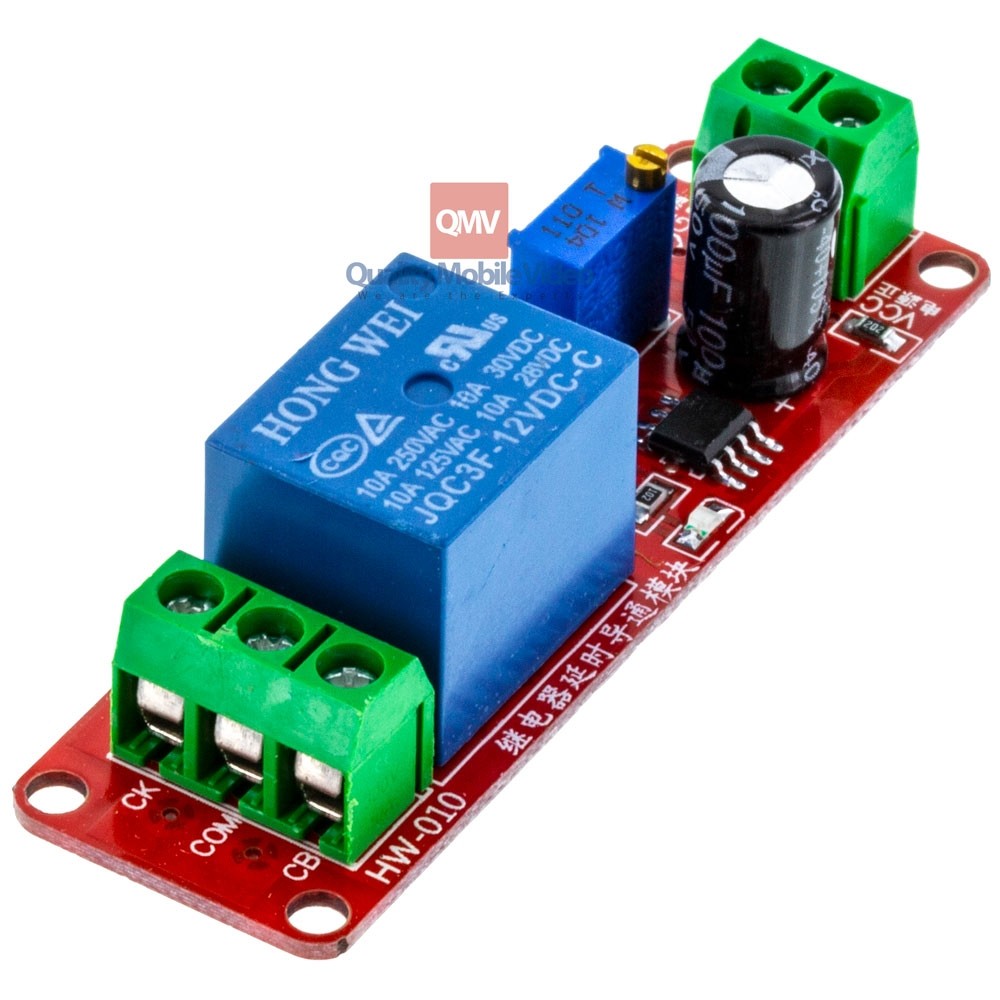 QMV TDR5V1 5 VDC SPDT 1 - 10 Seconds Adjustable On Time Delay Relay