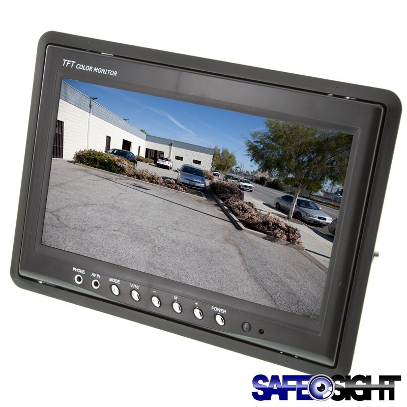 Safesite SC9903 Universal 9 inch LCD Monitor and RV Back Up Color CCD ...