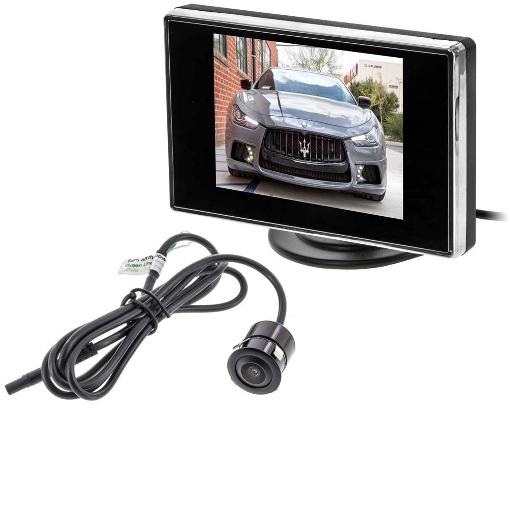 Safesight TOP-SS-BUPKG1 3.5" Back up monitor with micro flush mount ...