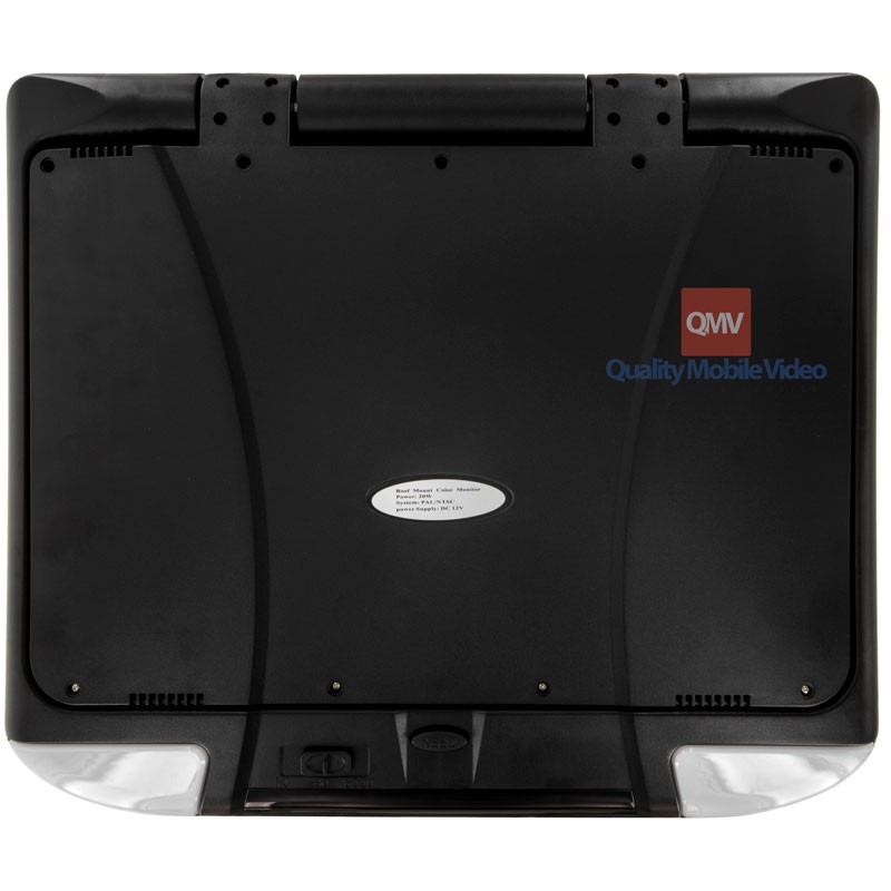 Tview T257IR-BK 25 Inch Roof Mount Flip Down Monitor with IR Infrared Transmitter - Black