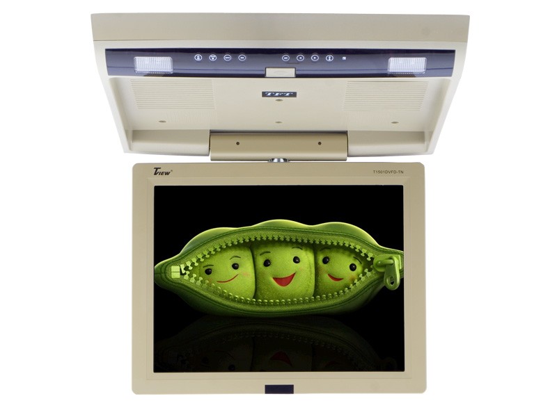 Tview T1501DVFD 15 inch Overhead Roof Mount Flip Down Swivel LCD ...