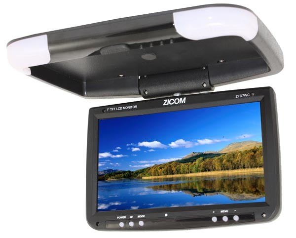 Accelevision ZFD7WC 7 inch Widescreen Flipdown Monitor