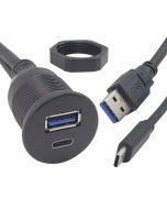 Accelevision USBR12V Flush Mount Dual USB Jacks for charging