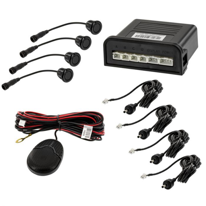 Audiovox PSB110 Back Up Obstical Sensing System 4-Piece Black Reverse ...