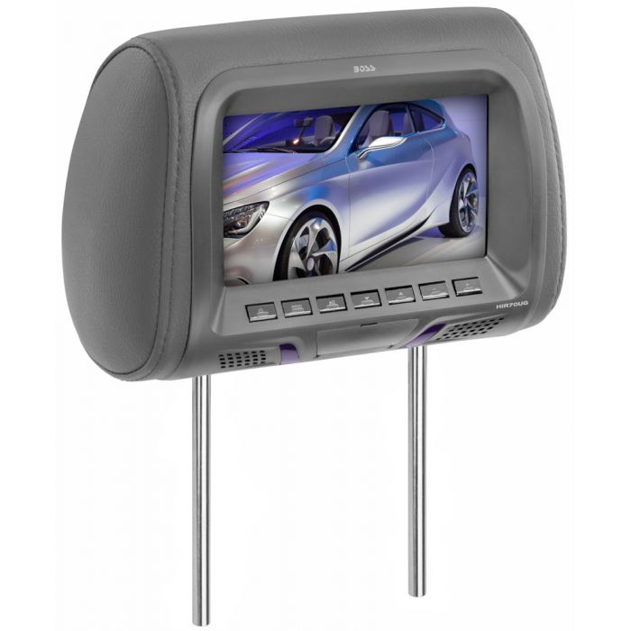 Boss HIR70UG 7 Inch Replacement Headrest Monitor - Grey