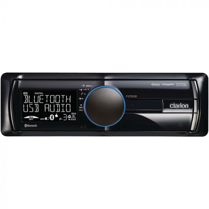 Clarion FZ502 Single-Din In-Dash Mechless MP3/WMA Receiver with USB ...