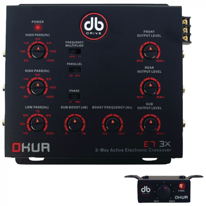 DB Drive E7 3X Okur Series 3-Way Electronic Crossover