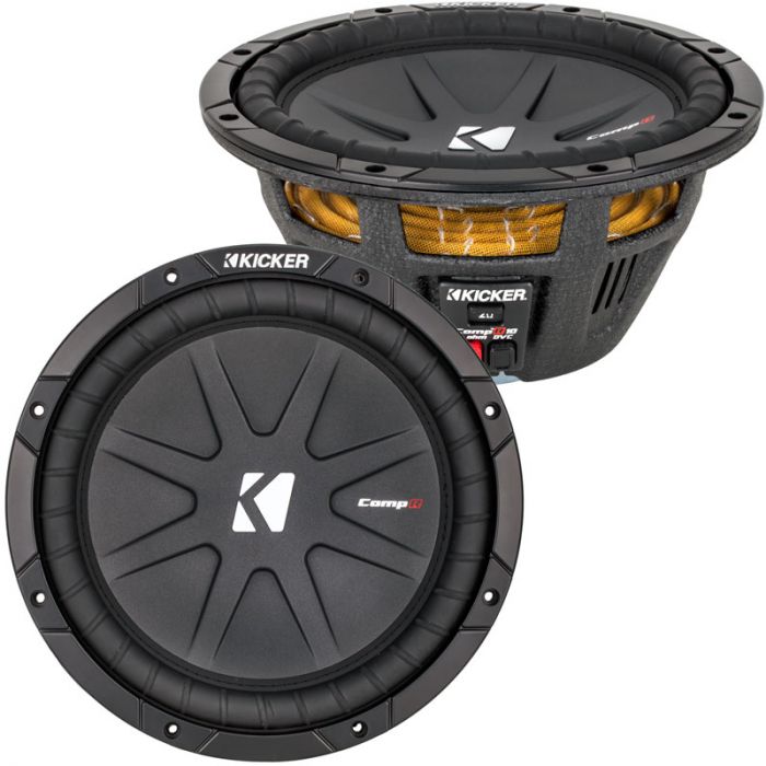 Kicker 40CWR84 CompR 8 inch Subwoofer - Dual 4 Ohm