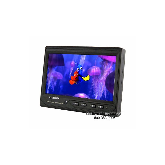 Accelevision LCDP7WHR 7 inch Accelevision Wide Screen Headrest Monitor