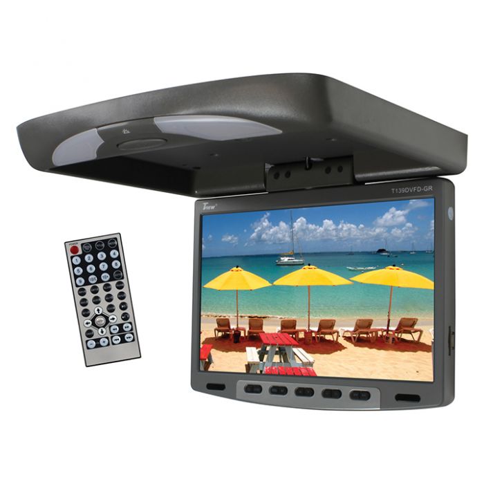 Tview T139DVFDGR 12.1 Inch Overhead DVD player with USB/SD card reader ...