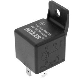 Beuler BU5074 12 VDC Automotive 5-Pin Relay SPDT 40/60A with Plastic ...