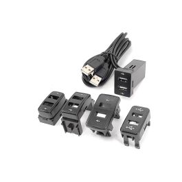 Beüler USBD-KIT Dual USB Extension Rectangular with vehicle specific ...
