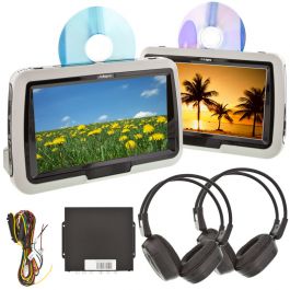Autopro ATP90M 9 inch Universal attachable DVD headrest Monitor system ...