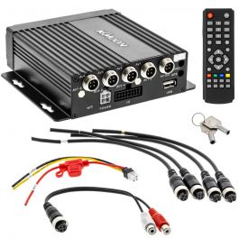 Kmoon K2246 720p 4-Channel Mobile DVR with built-in GPS and G-Sensor