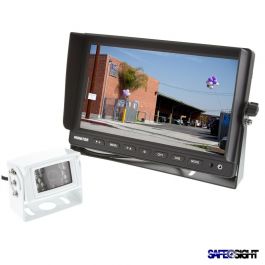 Safesight SC1004W Commercial 10 inch LCD Monitor and White 120 degrees ...