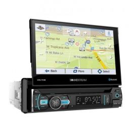 Soundstream VRN-75HB 7" Single DIN Flip Up DVD Receiver with Bluetooth ...