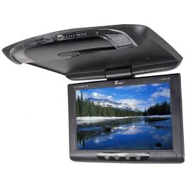 Tview T1226FDIR 12" Overhead flip down monitor with Infrared headphone ...