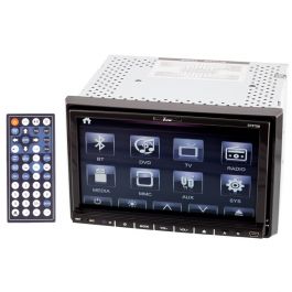 Tview D75TSB Double DIN 7 Inch Wide Motorized Touch Screen Head Unit ...