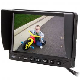 Audiovox Voyager VOM74TQ 7'' TFT Quad Screen LCD Video Monitor - (4 ...
